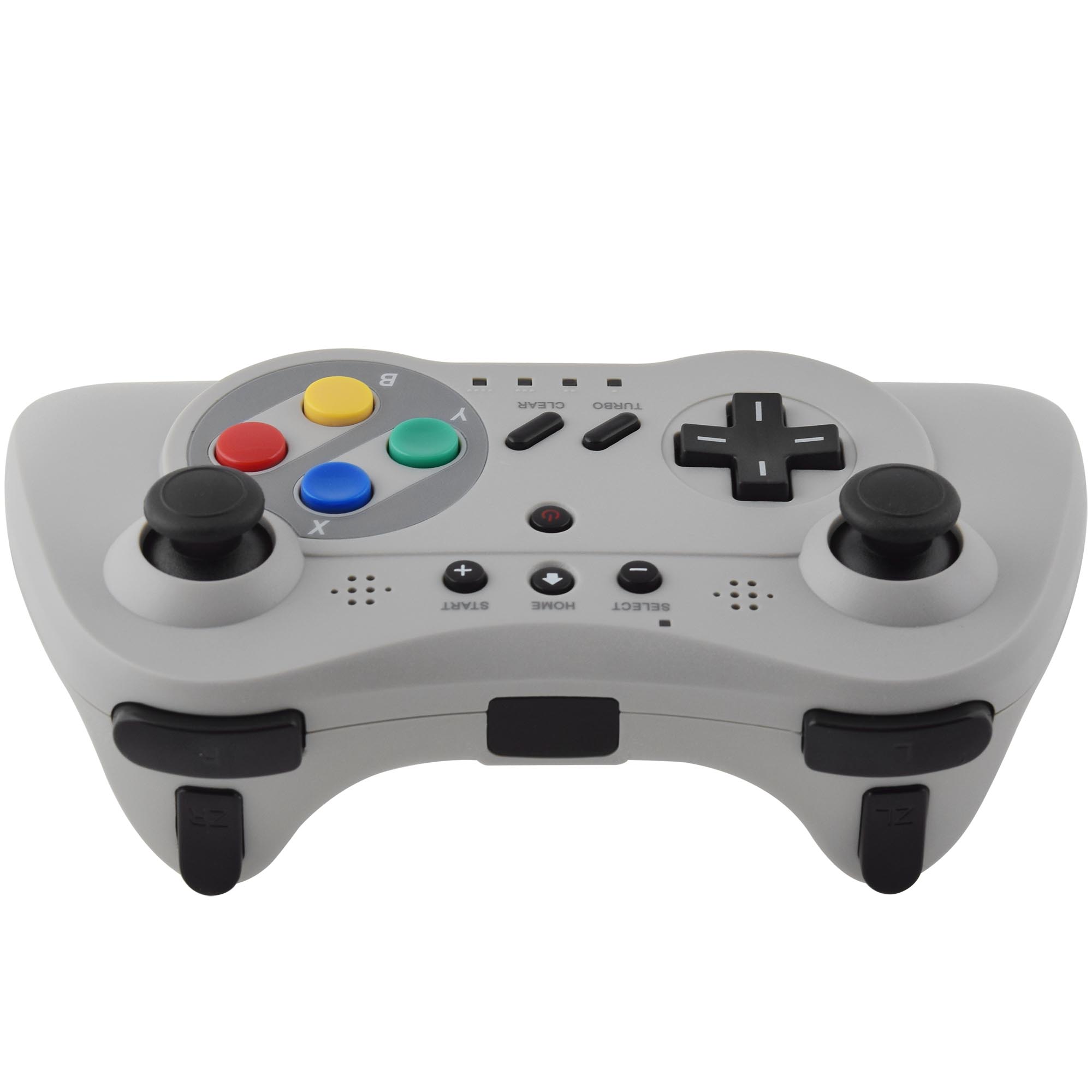 Gray Classic Pro Wireless Bluetooth Gaming Controller For Nintendo Wii